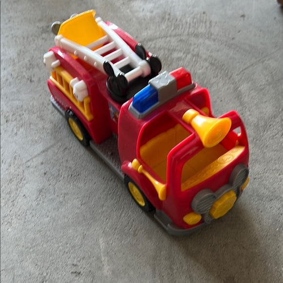 Disney | Toys | Mickey Mouse Red Fire Truck Toy | Poshmark